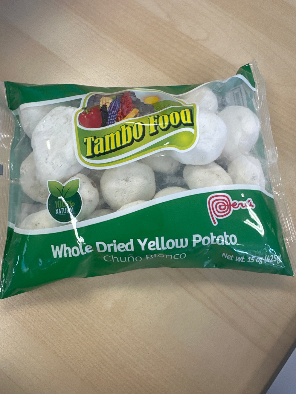 Chuño blanco Tambo food whole dried yellow potato 425g – "SABOR LATINO ...