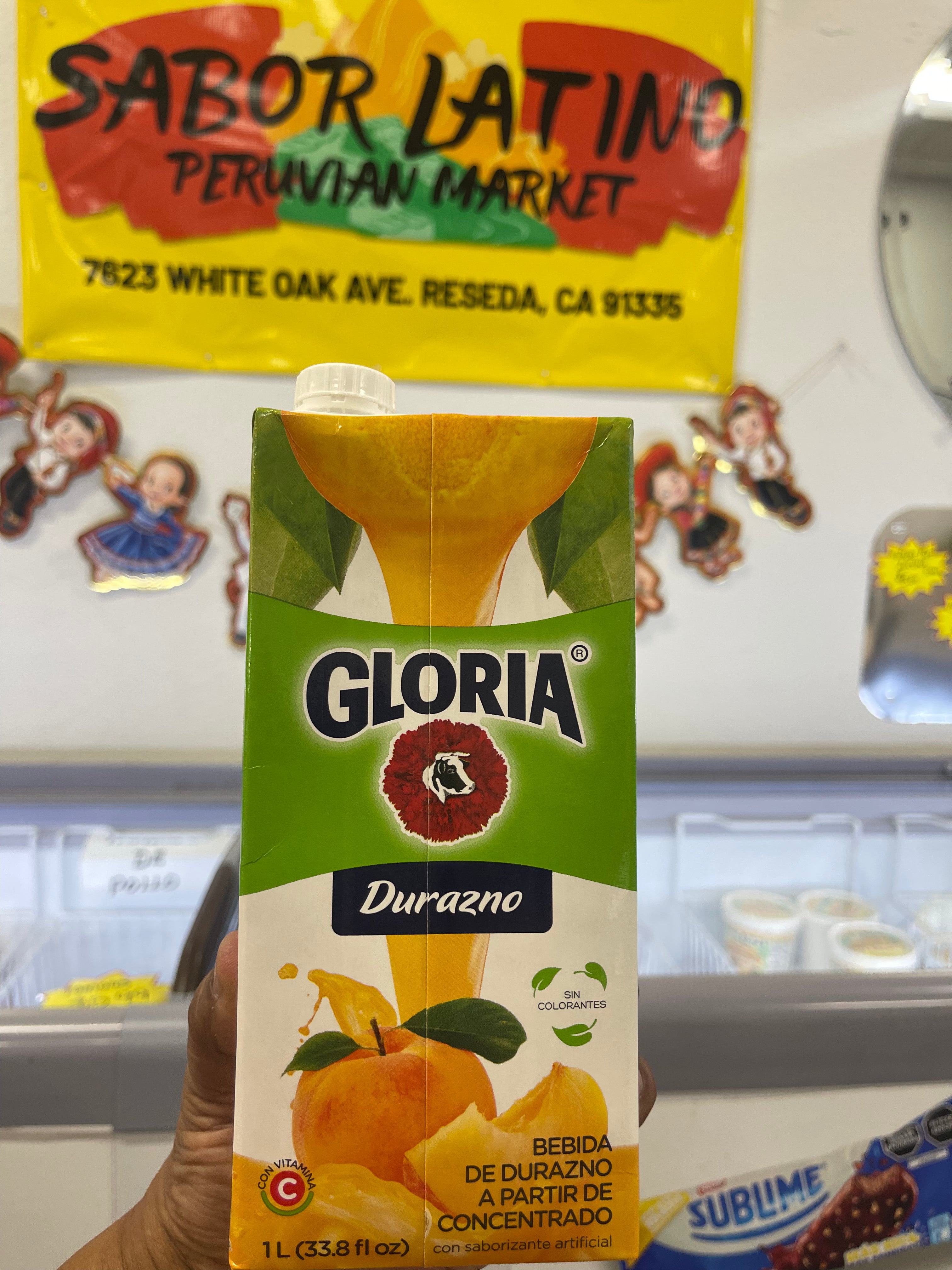 Jugo Gloria Durazno (1 litro) “Ordena directo 📲 818-339-8192 (no compr ...